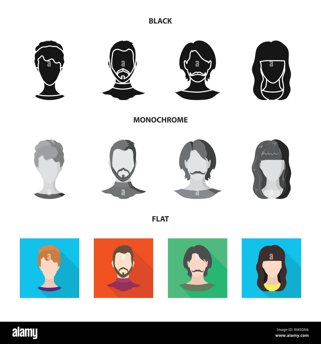 Vector illustration of professional and photo logo. Set of professional ...