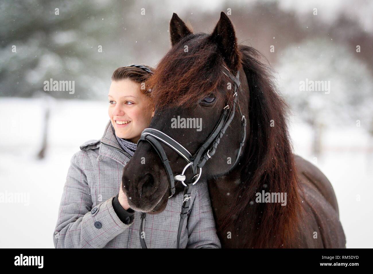 Woman welsh cob hi-res stock photography and images - Alamy