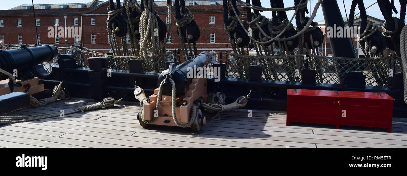 Portsmouth Historic Dockyard, Portsmouth, Hampshire, 240916 Stock Photo ...