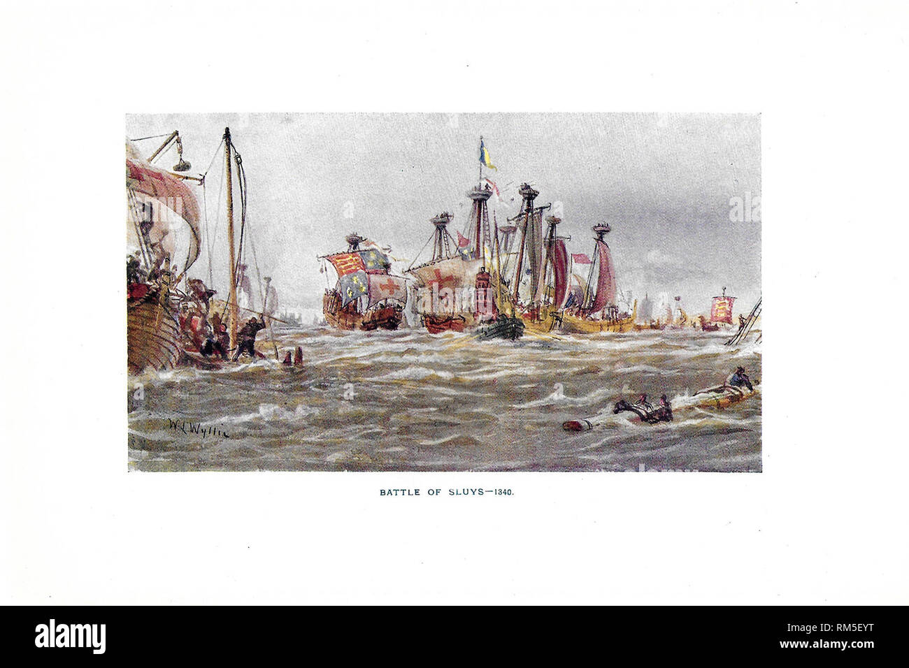 The battle of sluys Cut Out Stock Images & Pictures - Alamy