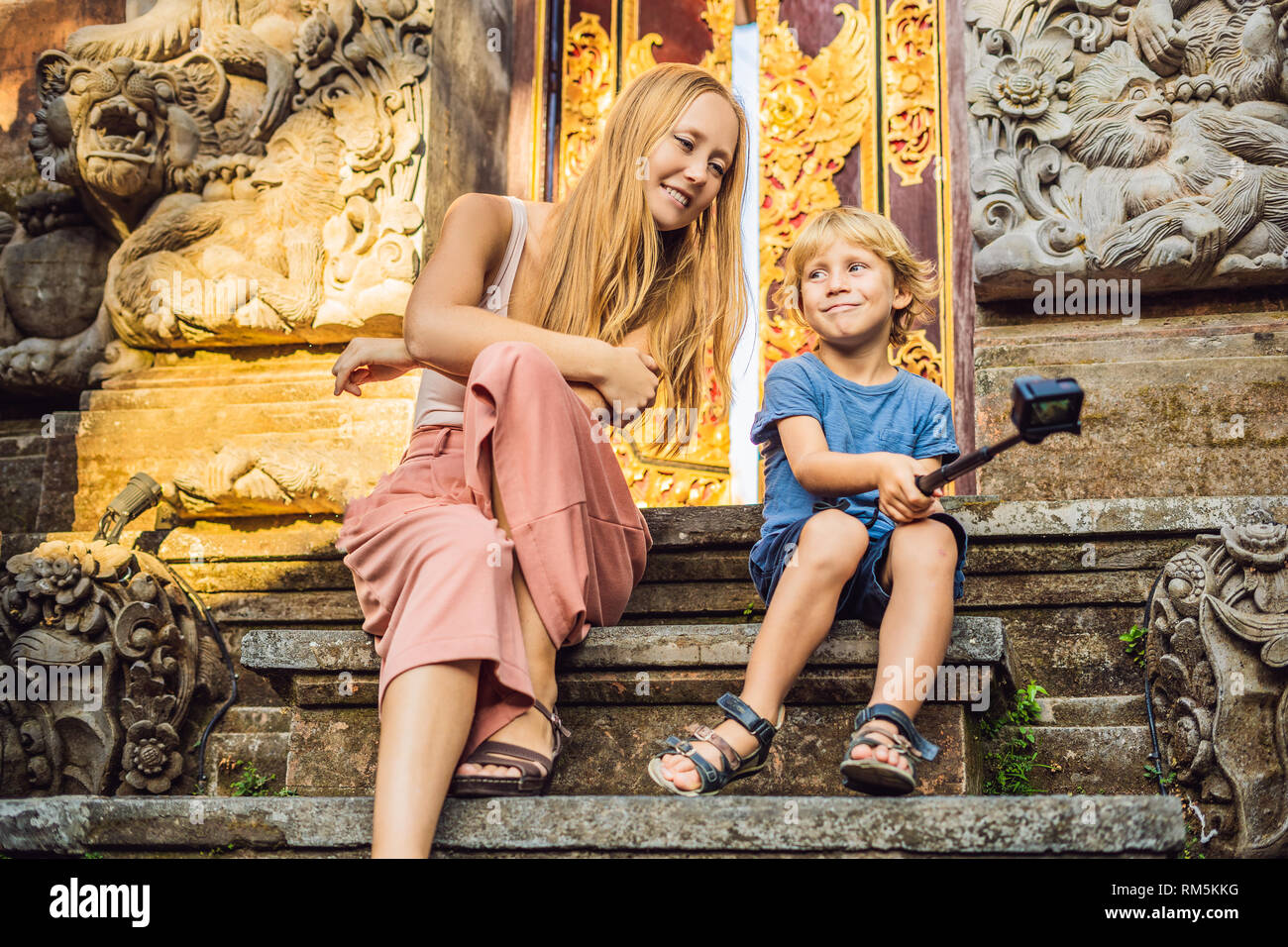 Ubud palace bali inside ubud hi-res stock photography and images - Alamy