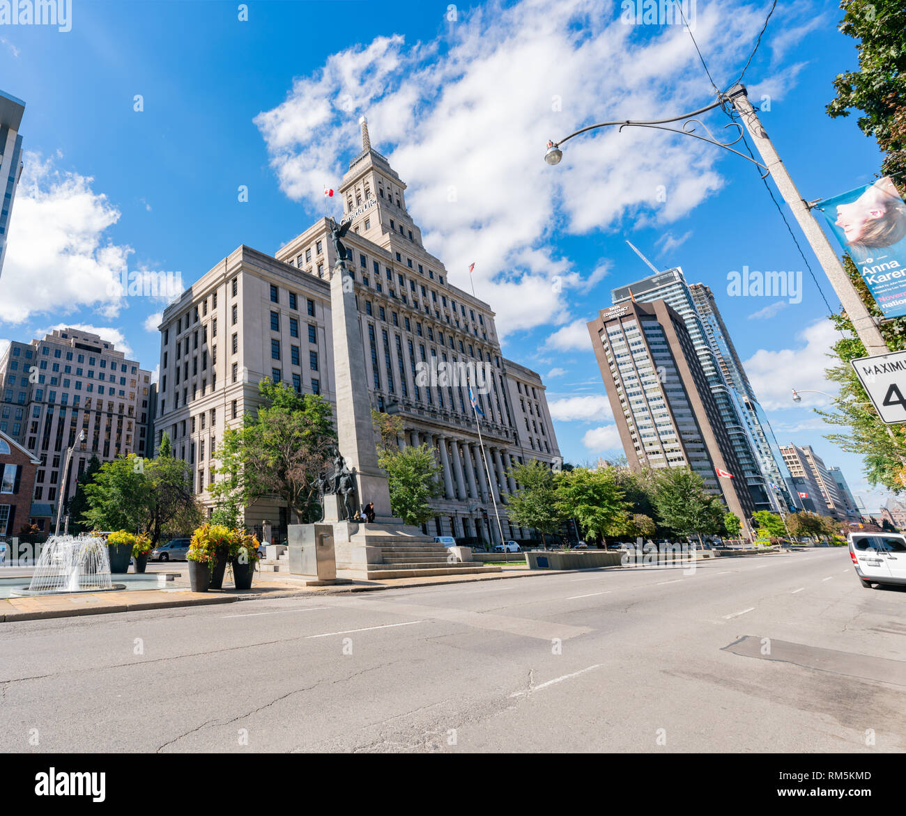 Canada life building weather beacon hi-res stock photography and images ...