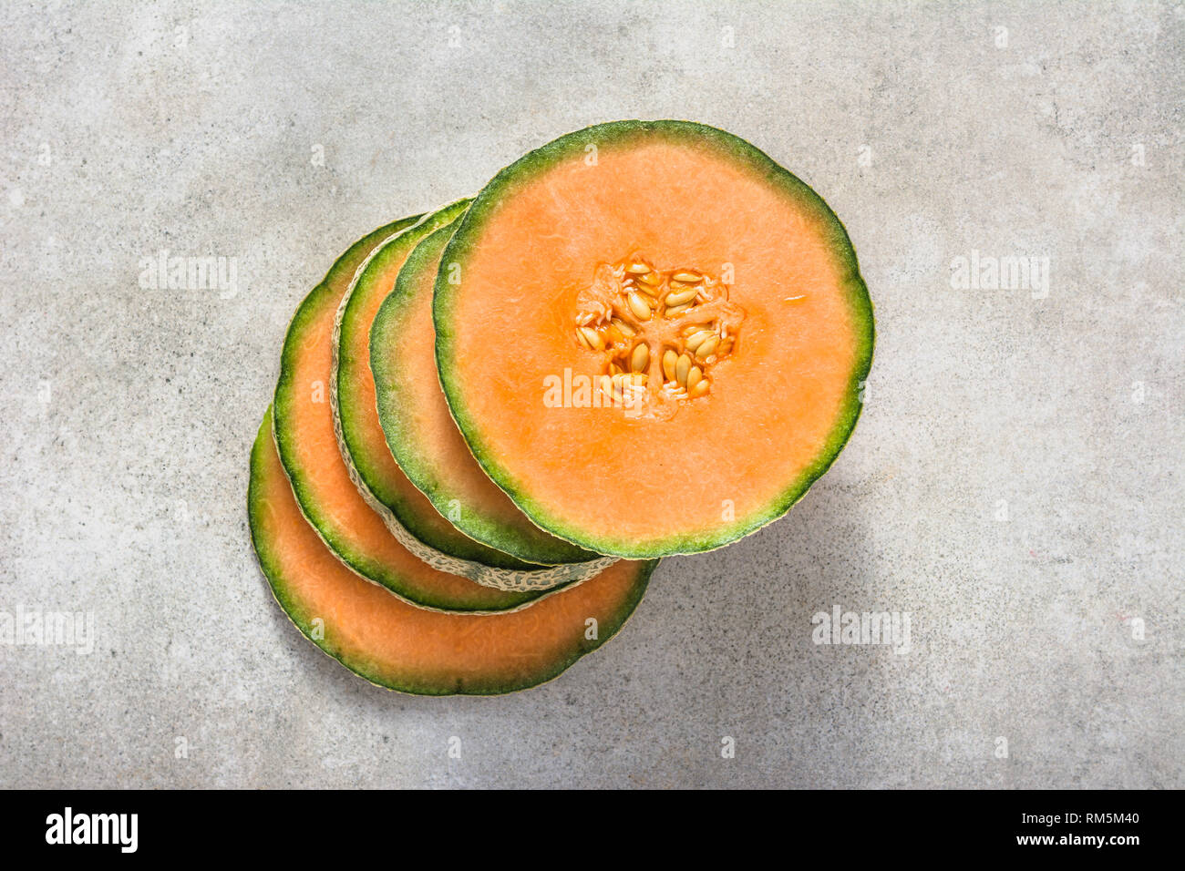 Melon melons slice hi-res stock photography and images - Alamy