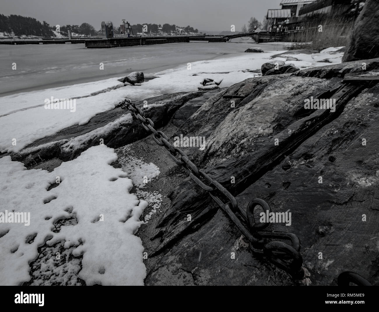 The chain of sea Stock Photo - Alamy
