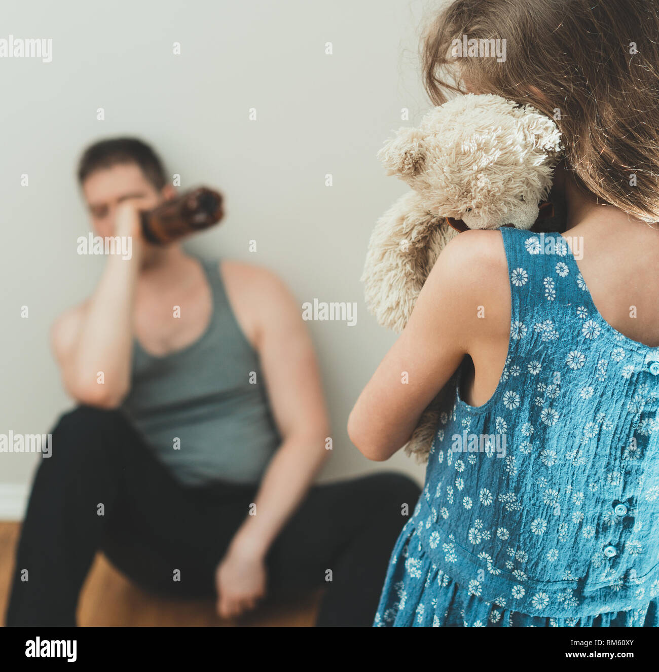 Drunken father family hi-res stock photography and images - Alamy