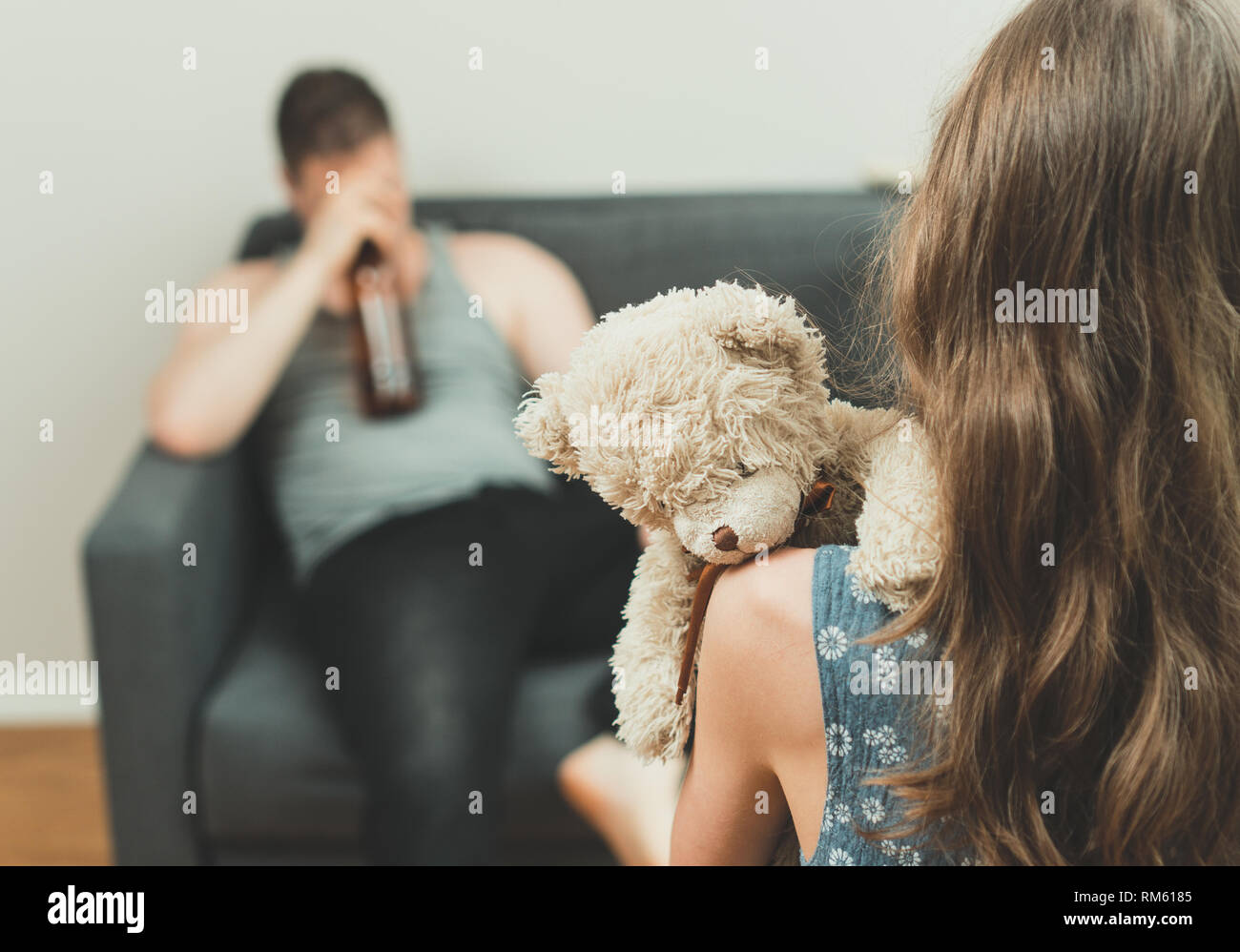 Drunken father family hi-res stock photography and images - Alamy