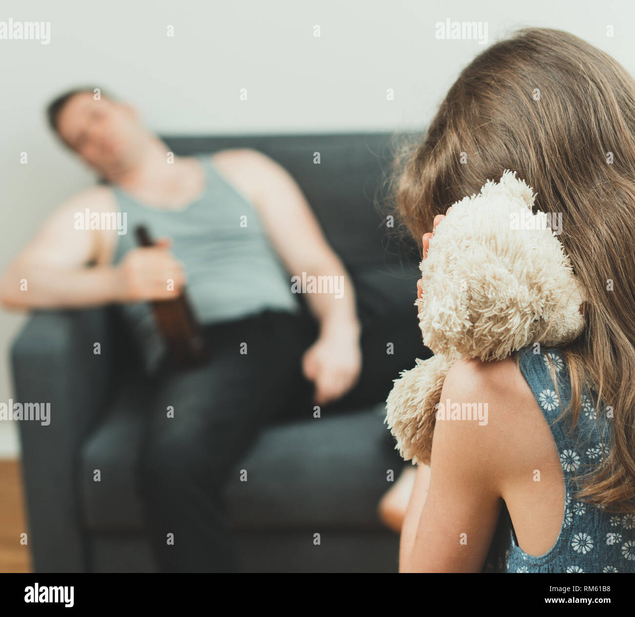 Drunken father family hi-res stock photography and images - Alamy