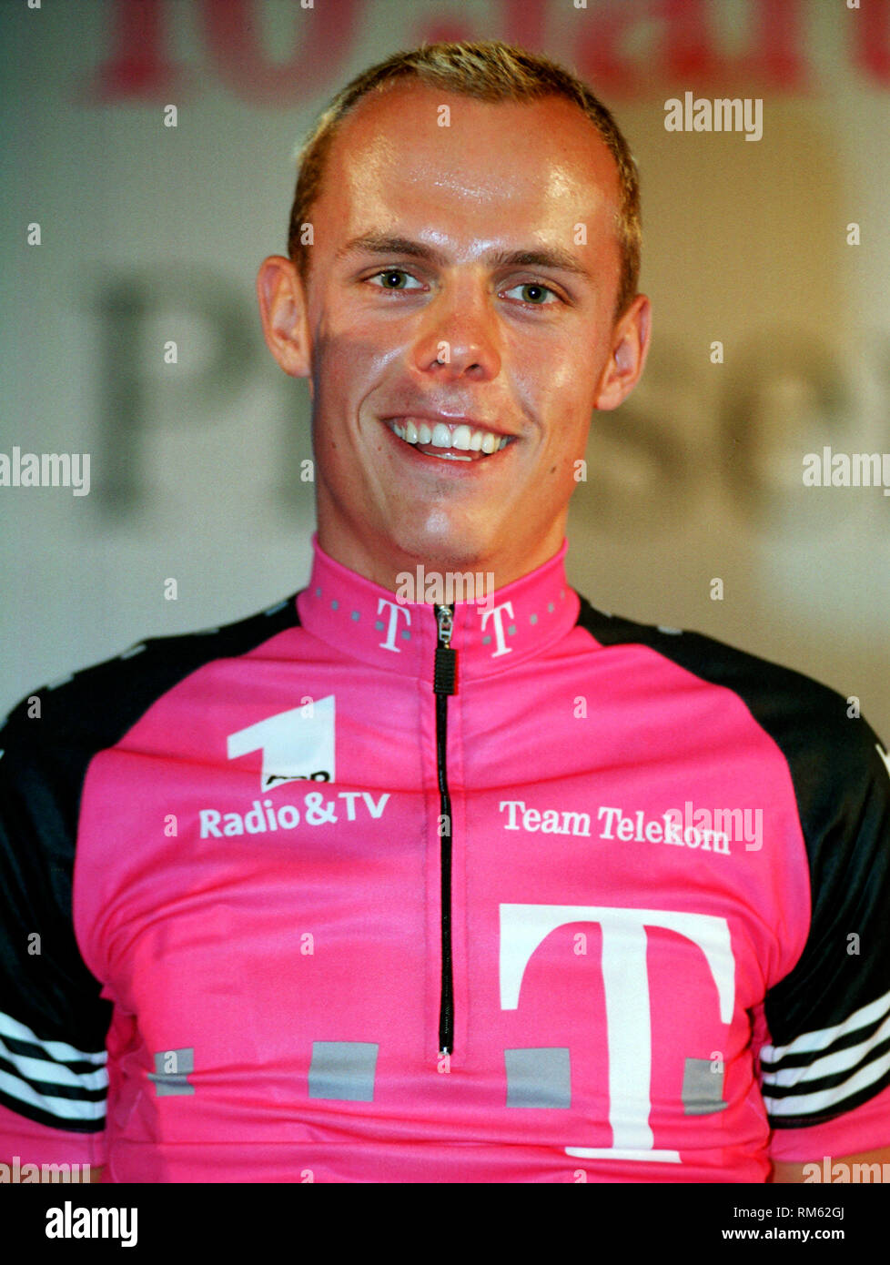 Dortmund Germany 29.01.2001, presentation of Team Telekom cycling team ...