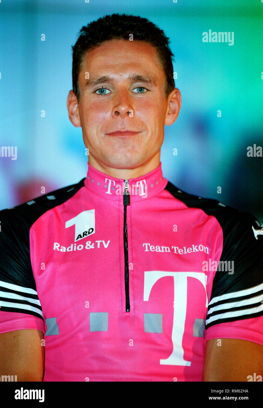 Dortmund Germany 29.01.2001, presentation of Team Telekom cycling team ...