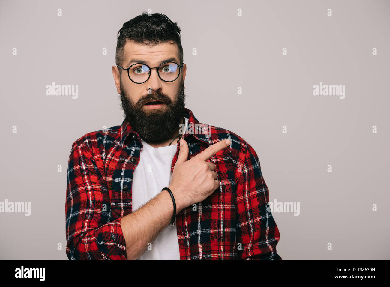 Man pointing isolated hi-res stock photography and images - Alamy