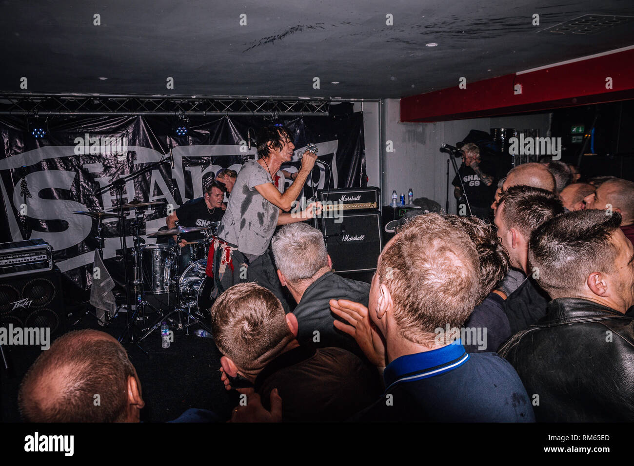 Jimmy Pursey Sham 69 Origional 1977 Line Up Bungalow Bar set Stock ...