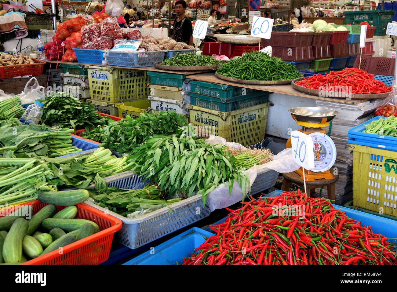 The Market, Rayong City, Rayong Province, Thailand Stock Photo - Alamy