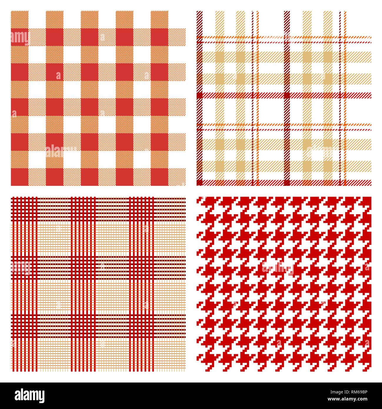 Red checked Stock Vector Images - Alamy
