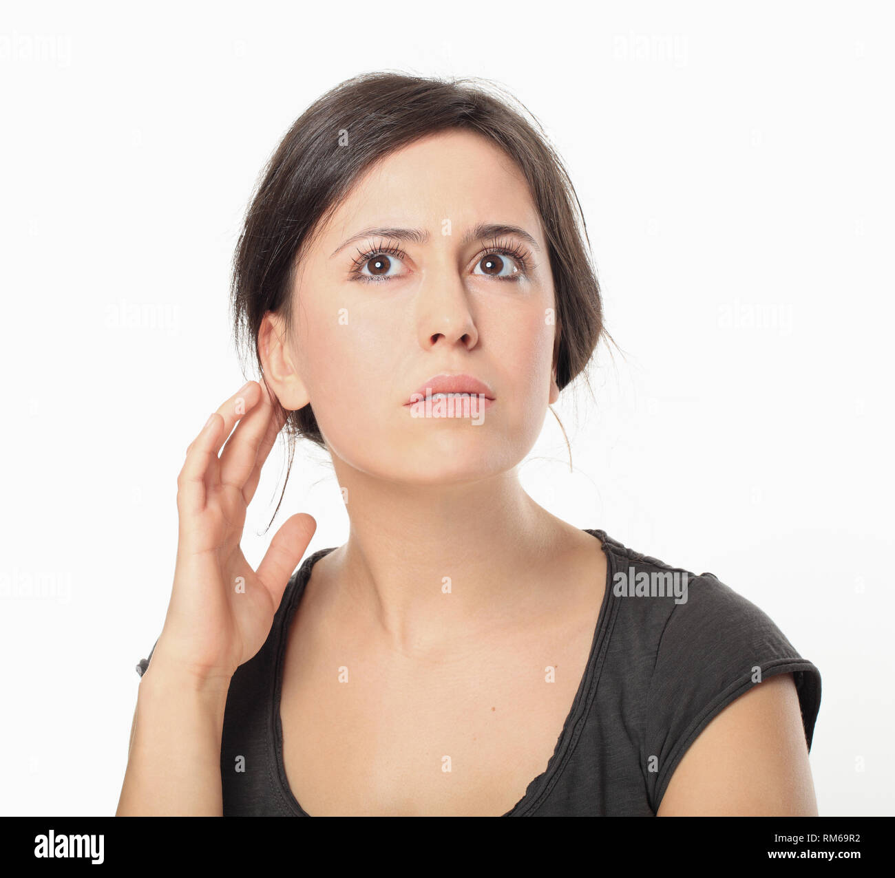 Portrait elegant brunette woman hi-res stock photography and images - Alamy