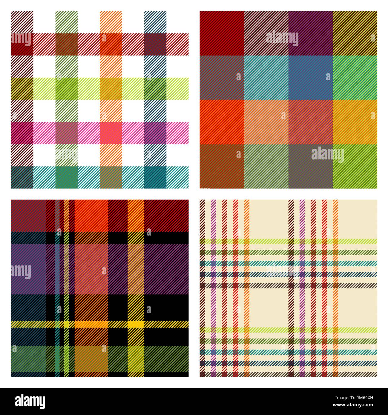 Seamless checked patterns hi-res stock photography and images - Alamy