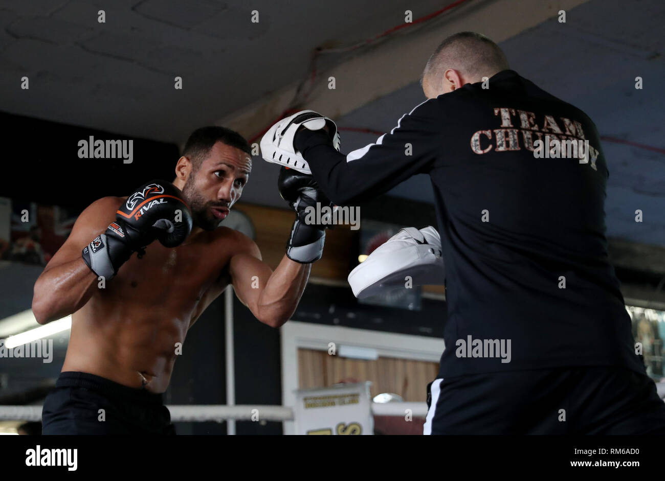 James degale media day workout hi-res stock photography and images - Alamy