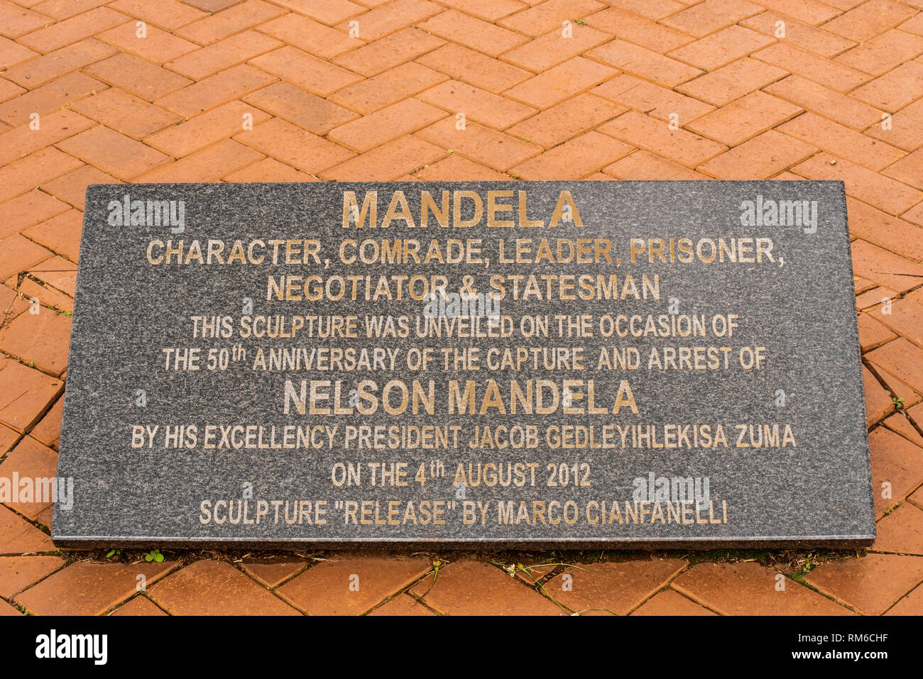 Nelson mandela capture site hi-res stock photography and images - Alamy