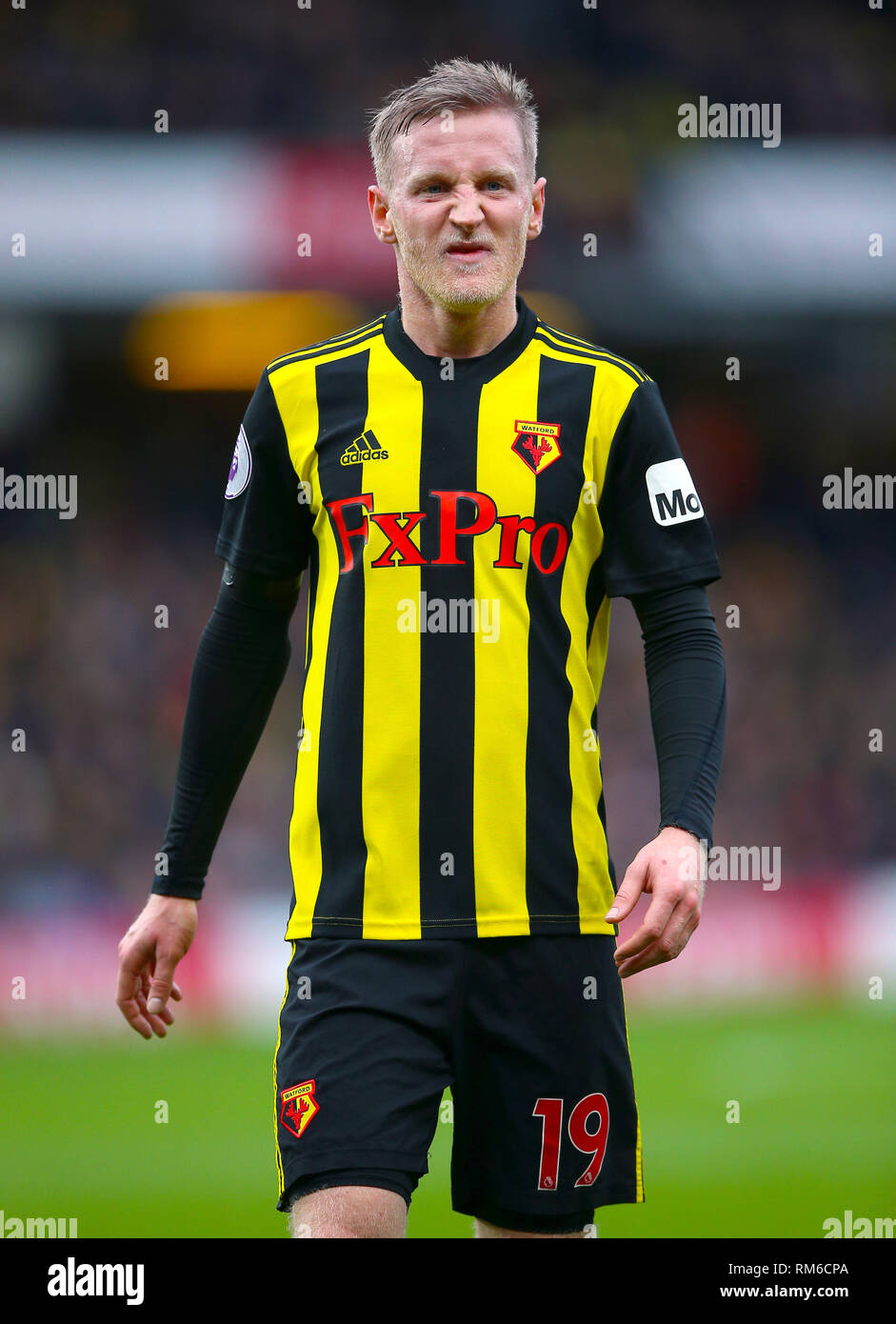 Watford's Will Hughes Stock Photo - Alamy