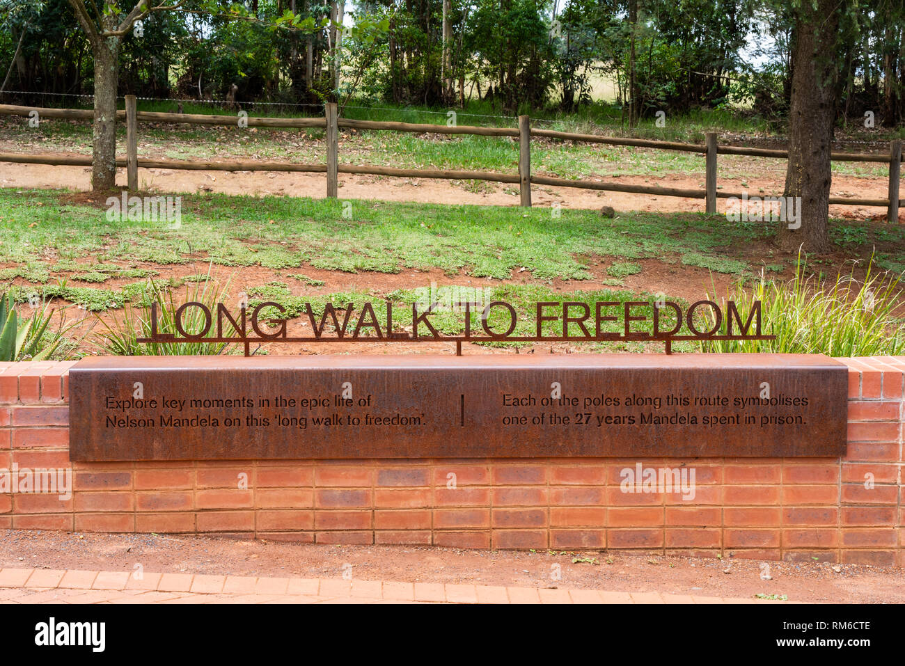 The Long Walk To Freedom at the Nelson Mandela Capture Site, Natal ...