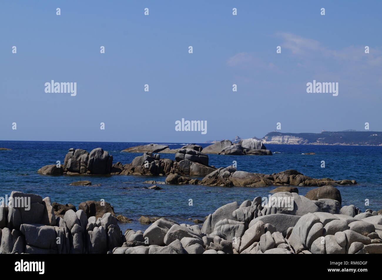 Breathtaking Lavezzi Archipelago on Corsica Island Stock Photo - Alamy
