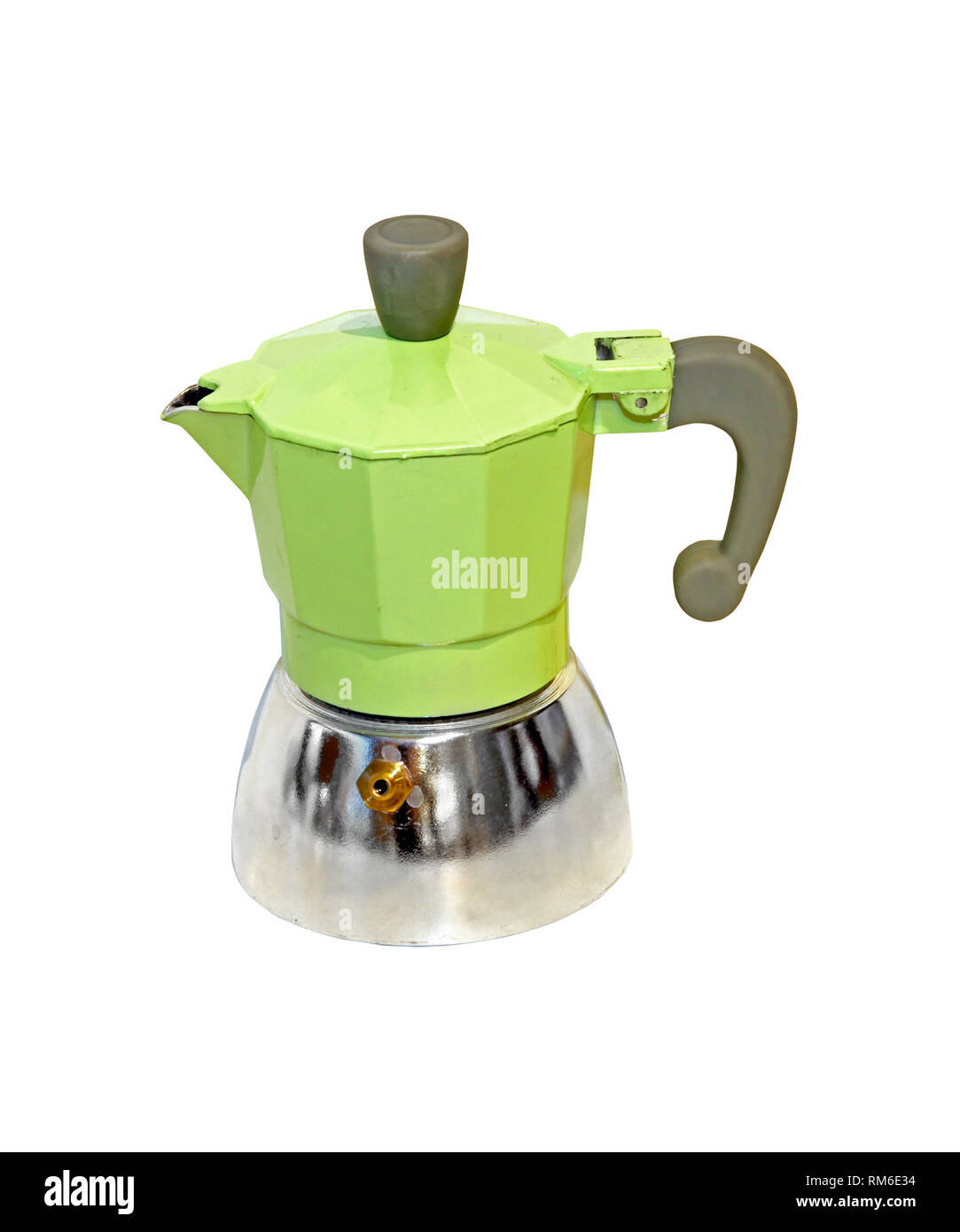 Traditional espresso pot isolated with clipping path included Stock ...
