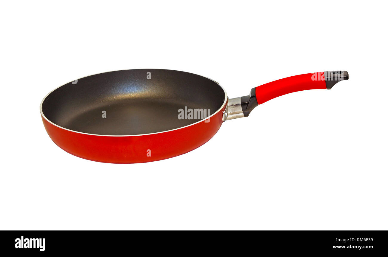 Frying pan isolated with clipping path included Stock Photo - Alamy