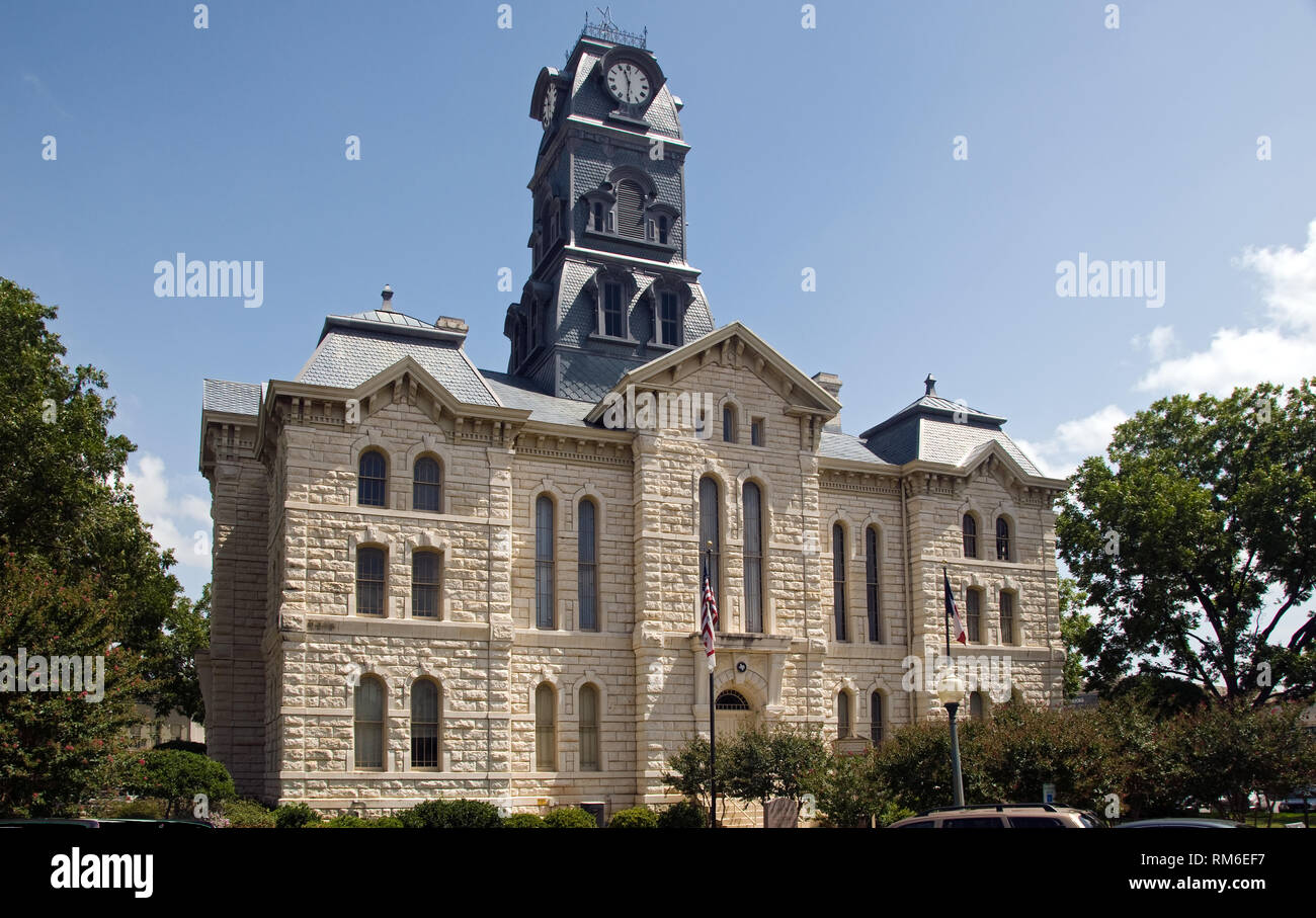 Bosque County Courthouse - Meridian, Texas Stock Photo - Alamy