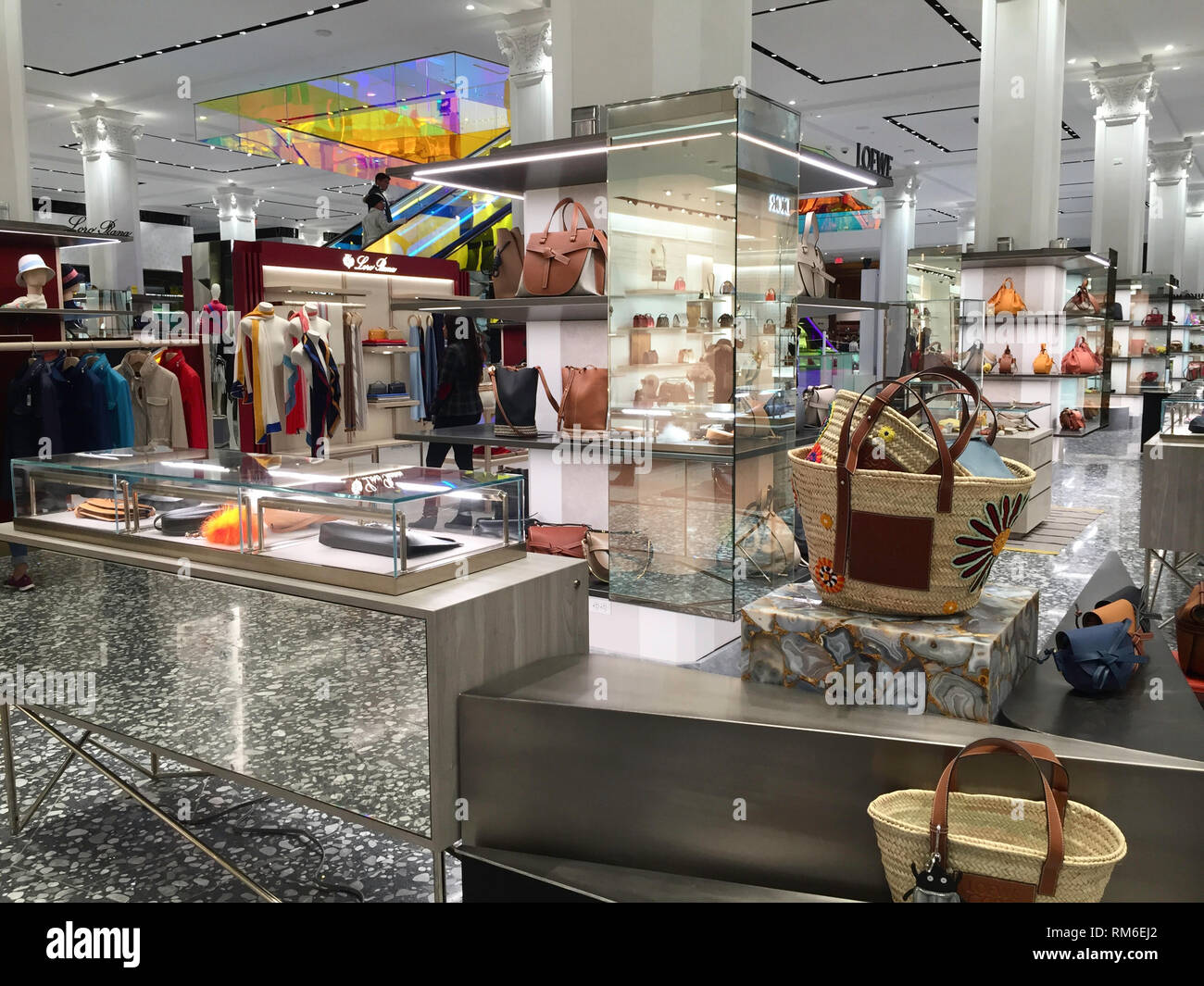 Saks Fifth Avenue New York Interior High Resolution Stock Photography ...