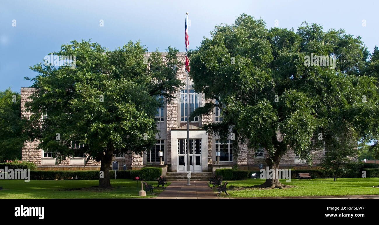 Cherokee County Courthouse - Rankin, Texas Stock Photo - Alamy