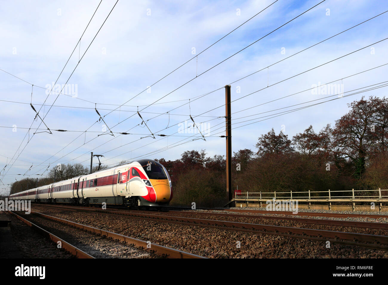 LNER Azuma train Class 800, Intercity Express Train, East Coast Main ...
