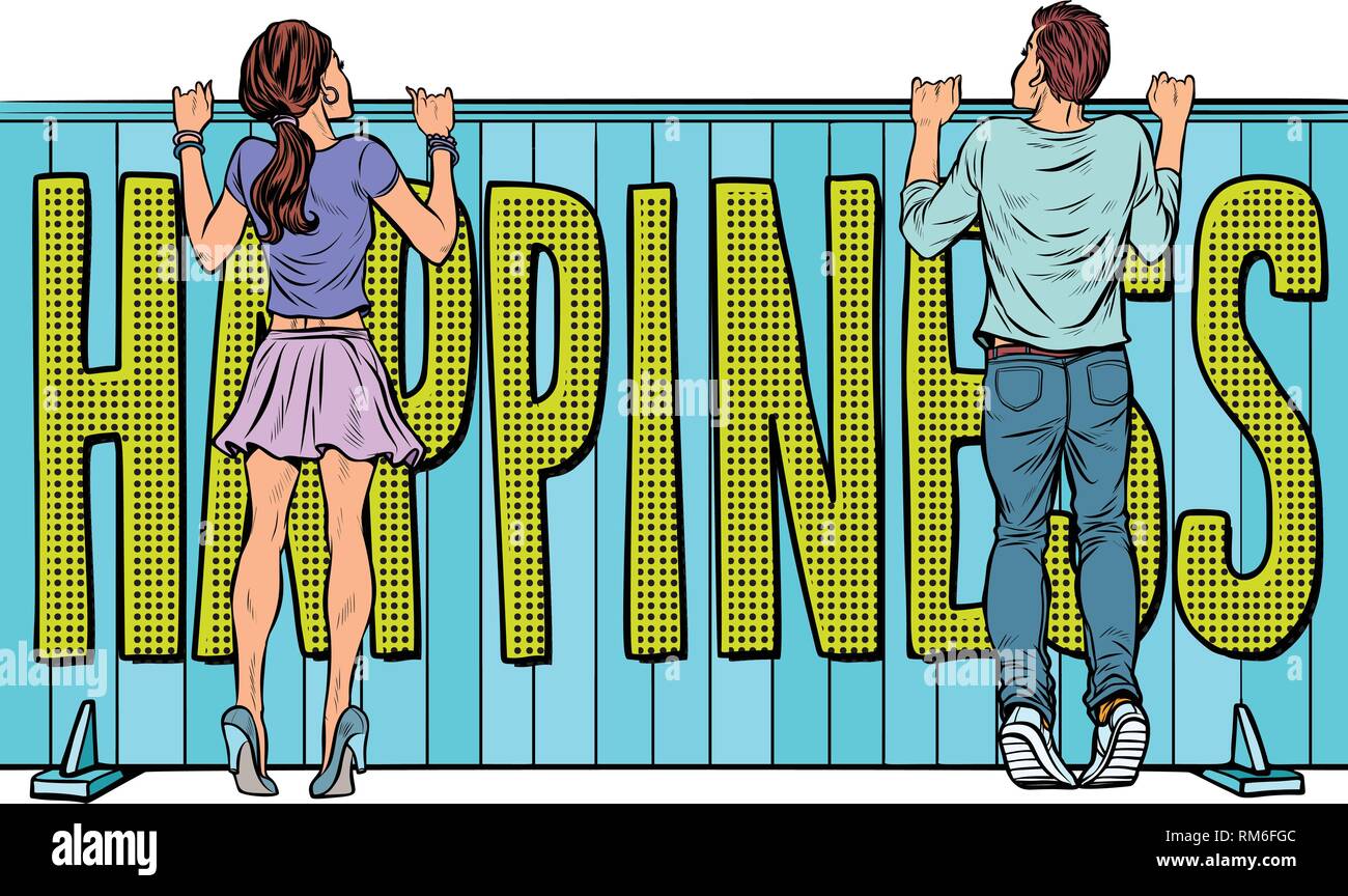 Positive girl in red Stock Vector Images - Alamy