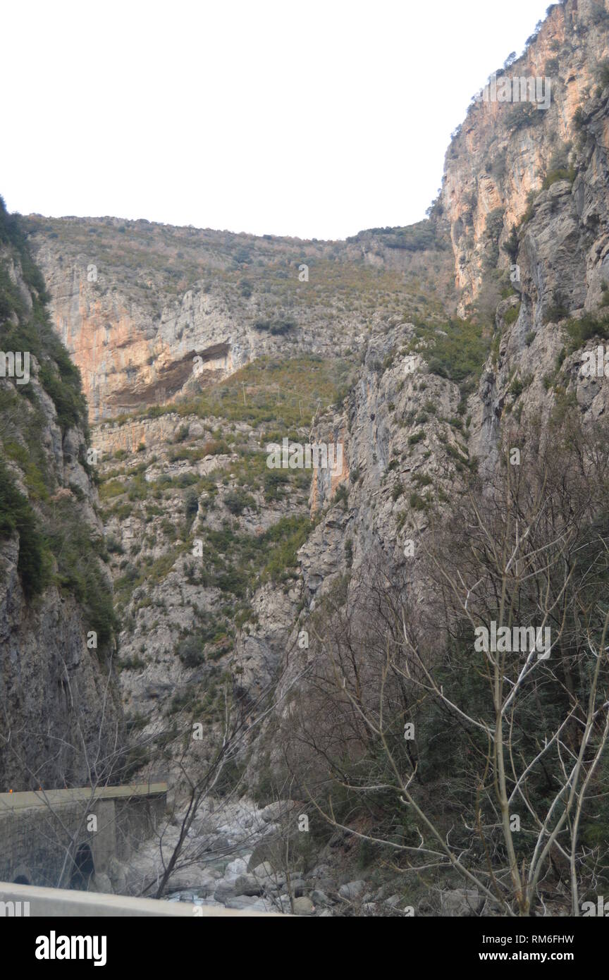 Mountains Of The Pyrenees With Beautiful Gorges And Ravines. Travel ...