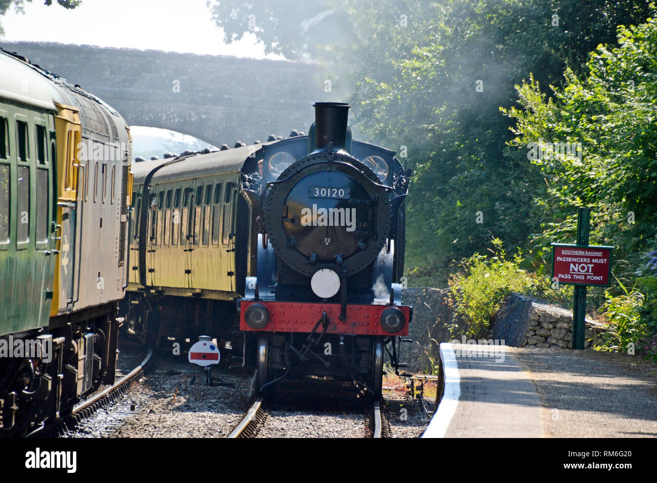Swanage train hi-res stock photography and images - Alamy