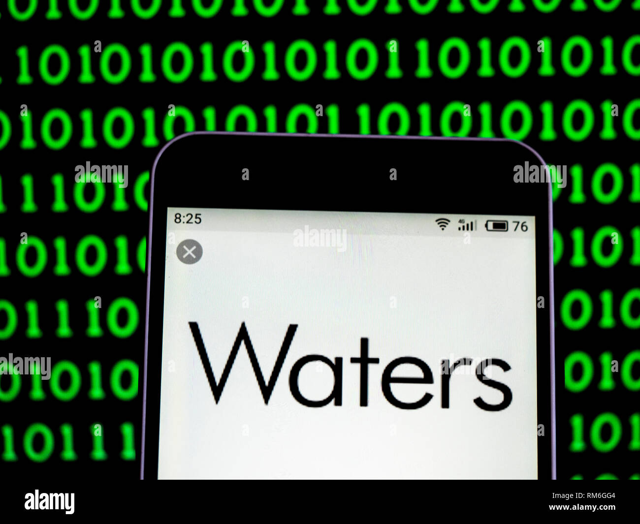 Waters Corporation logo seen displayed on smart phone Stock Photo - Alamy