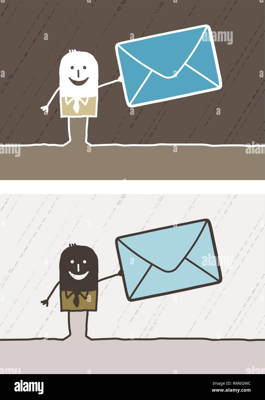 Cartoon Mailbox High Resolution Stock Photography and Images - Alamy