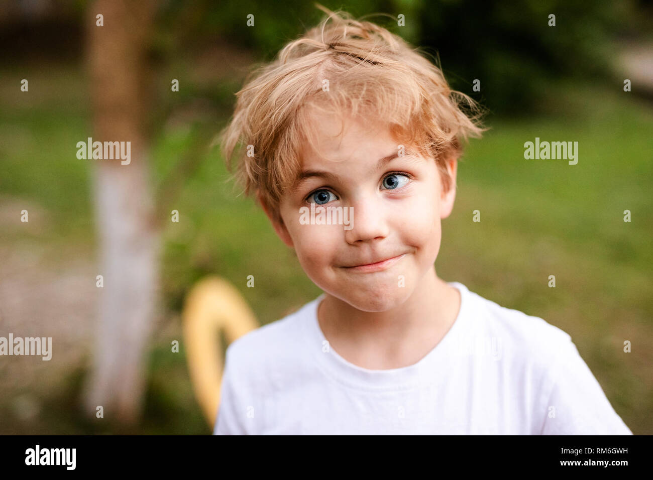 Strabismus boy hi-res stock photography and images - Alamy