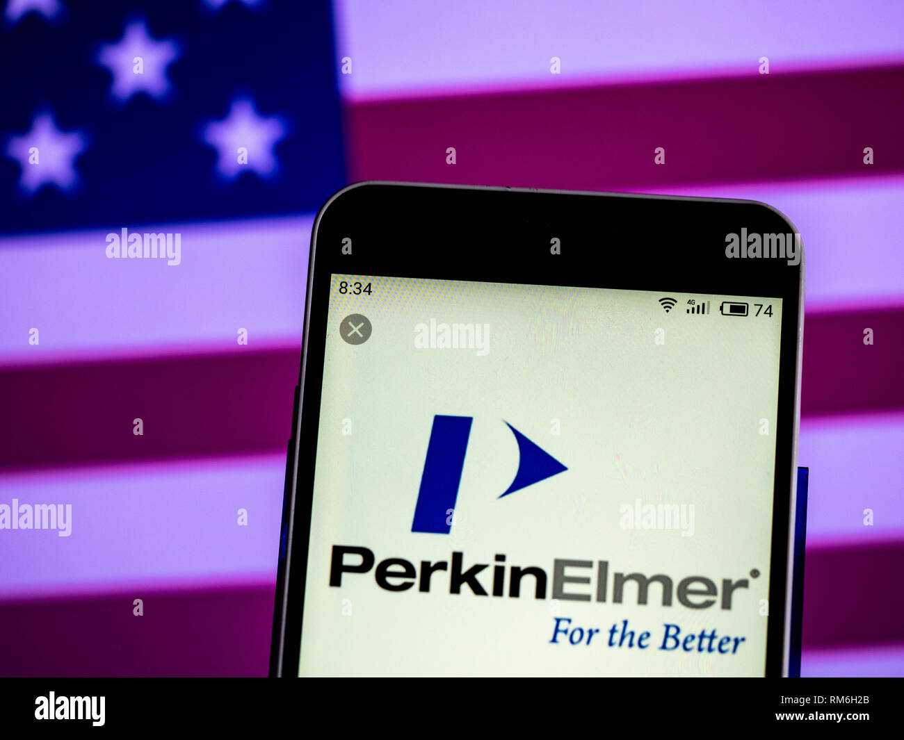 PerkinElmer, Inc. logo seen displayed on smart phone Stock Photo - Alamy