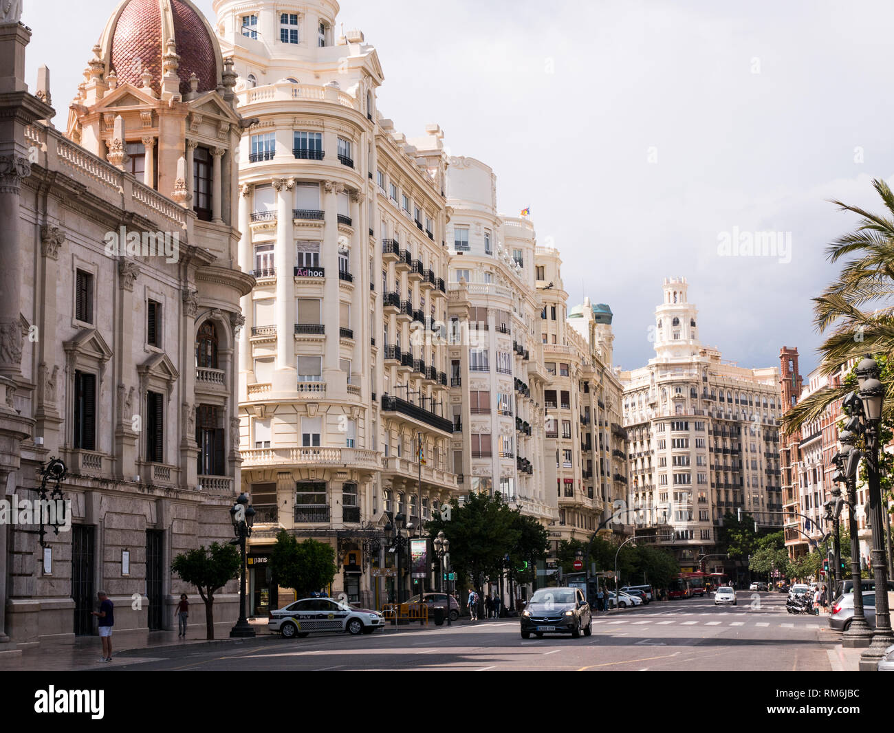 Nice palaces in valencia city hi-res stock photography and images - Alamy
