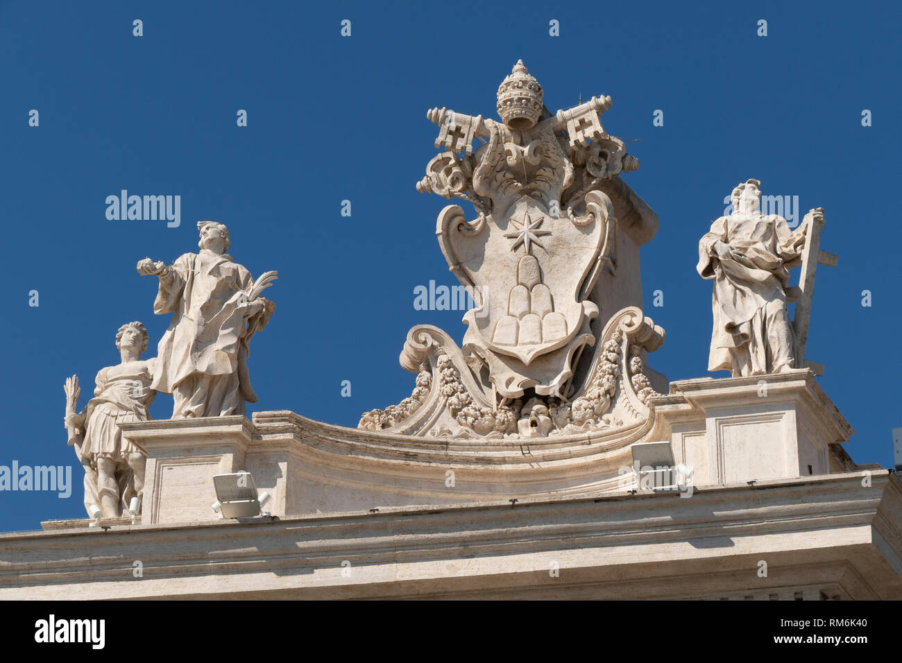 Vatican Rome Apostles Statues Christ Disciples Statue Saint Peter's