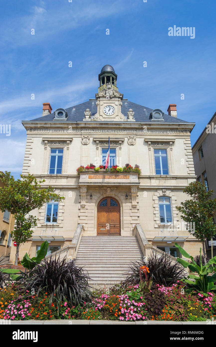 City Hall of Trévoux - France Stock Photo - Alamy