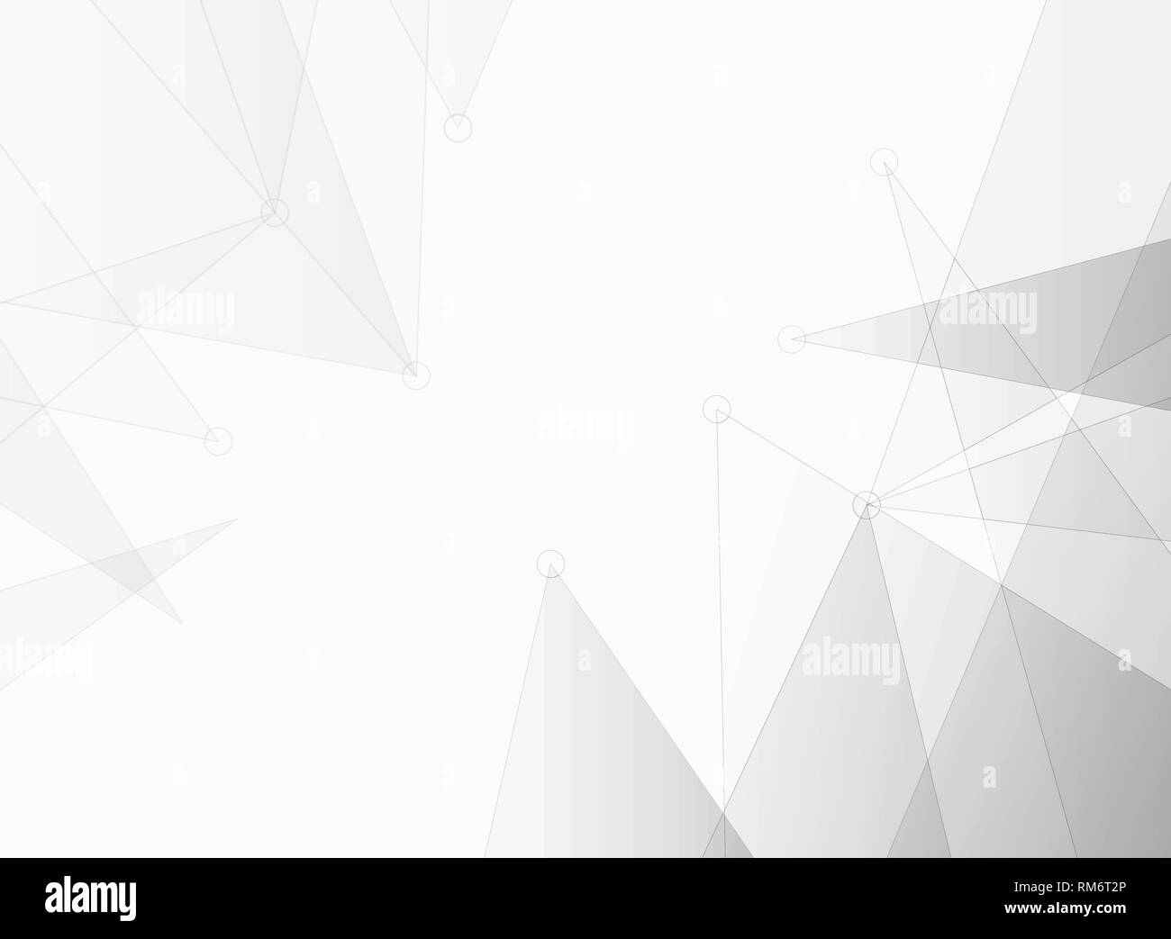 Futuristic future technology of triangle gradient gray connect ...