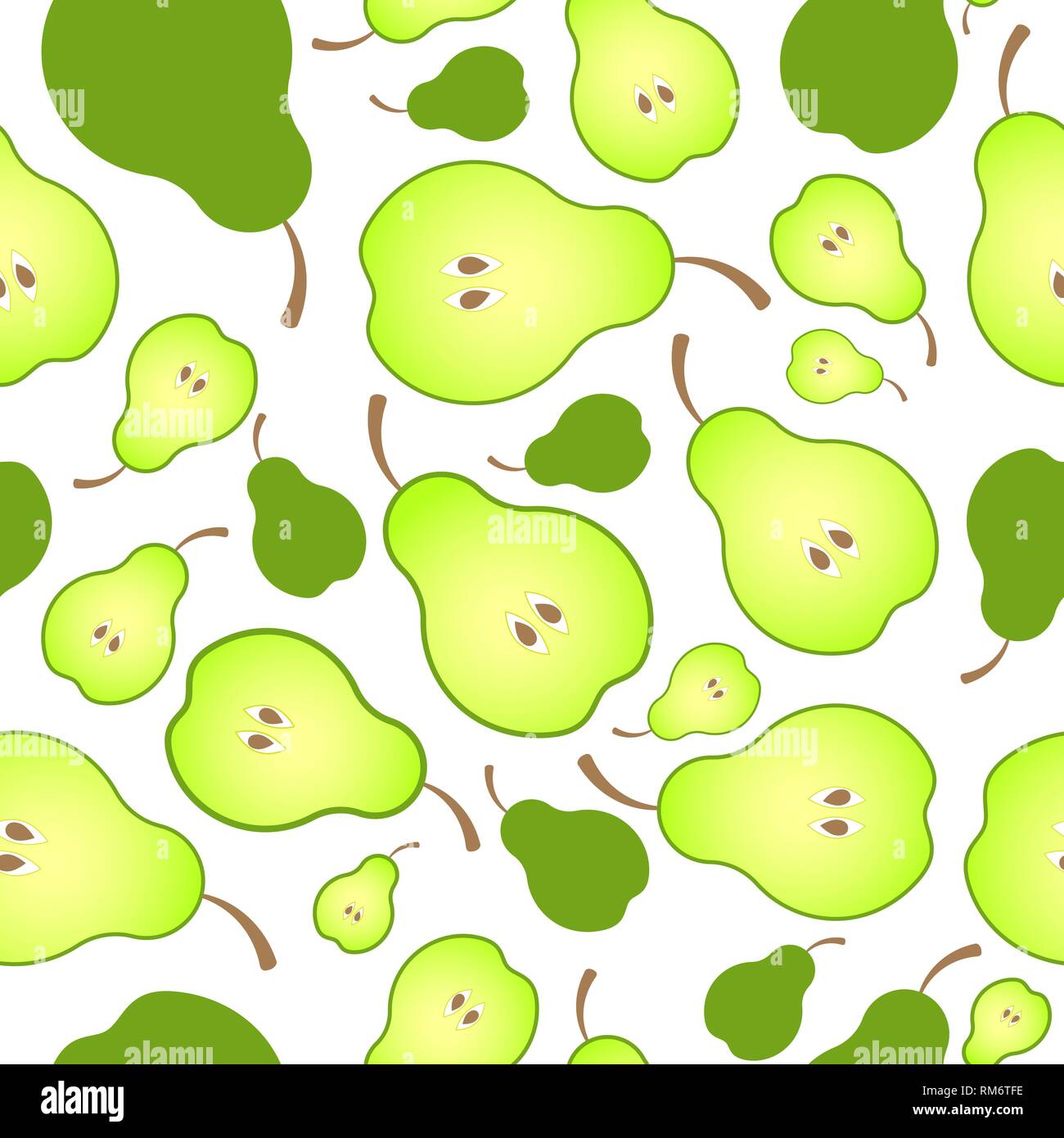 Seamless pears Stock Vector Images - Alamy