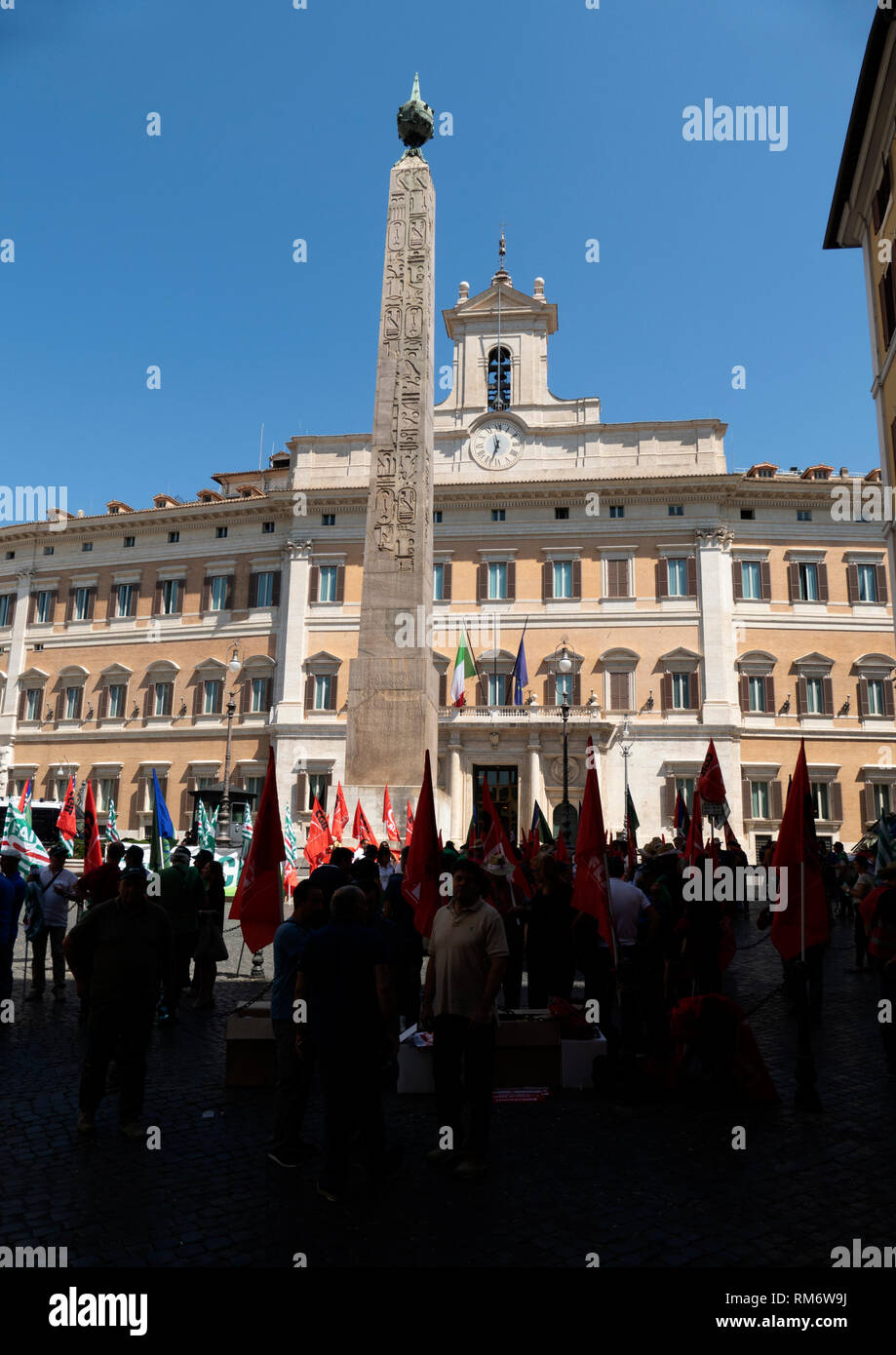 Obelisk of Montecitorio, Obelisco di Montecitorio, also known as Solare ...