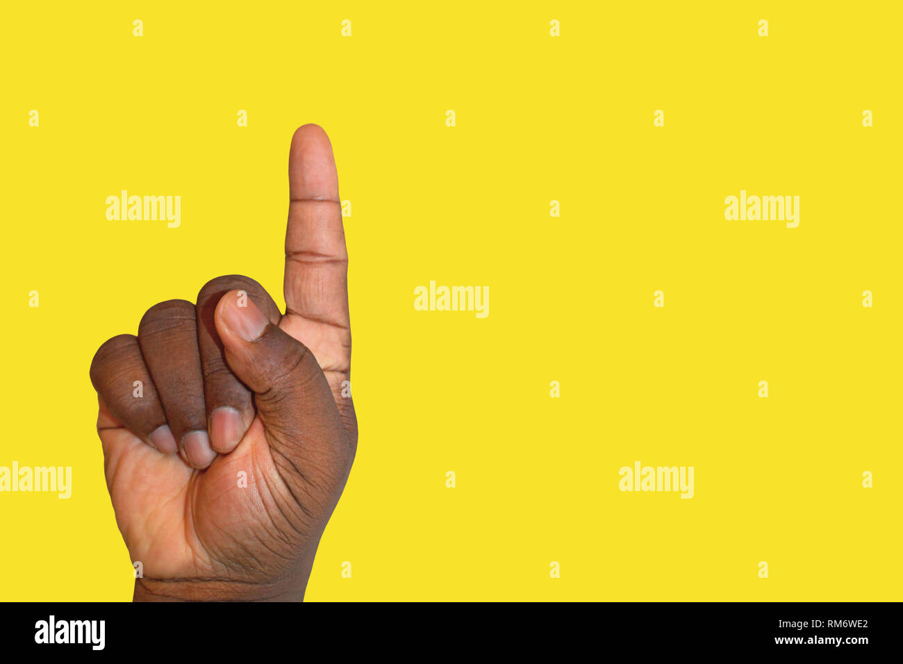 Hand palm african american hi-res stock photography and images - Alamy