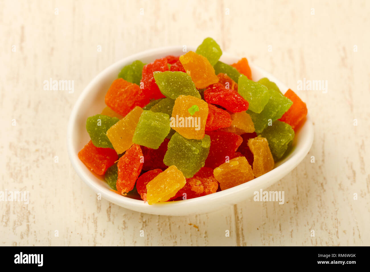Dry colored pineapple Stock Photo - Alamy