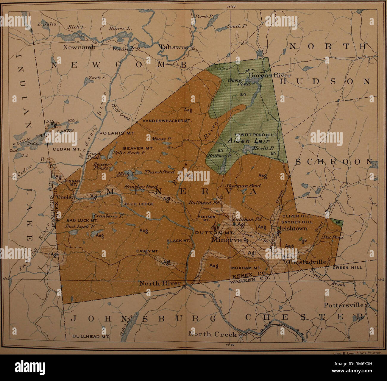 Map of minerva hi-res stock photography and images - Alamy