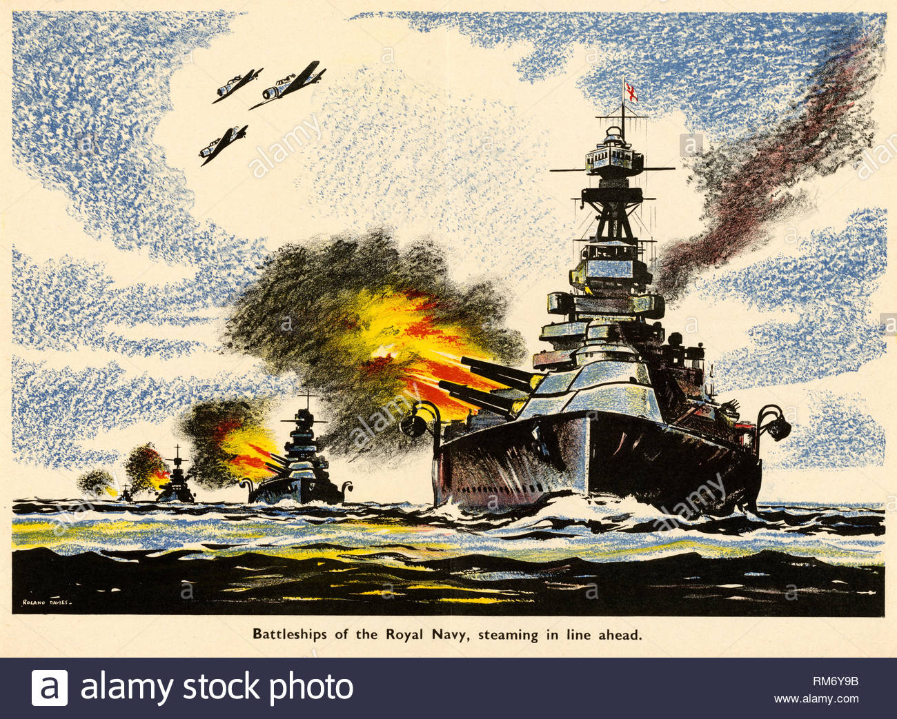 British World War 2 Public Information Propaganda poster Stock Photo ...