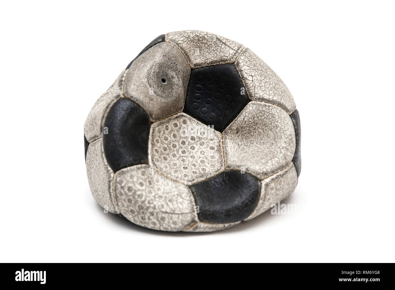 Old soccerball isolated hi-res stock photography and images - Alamy
