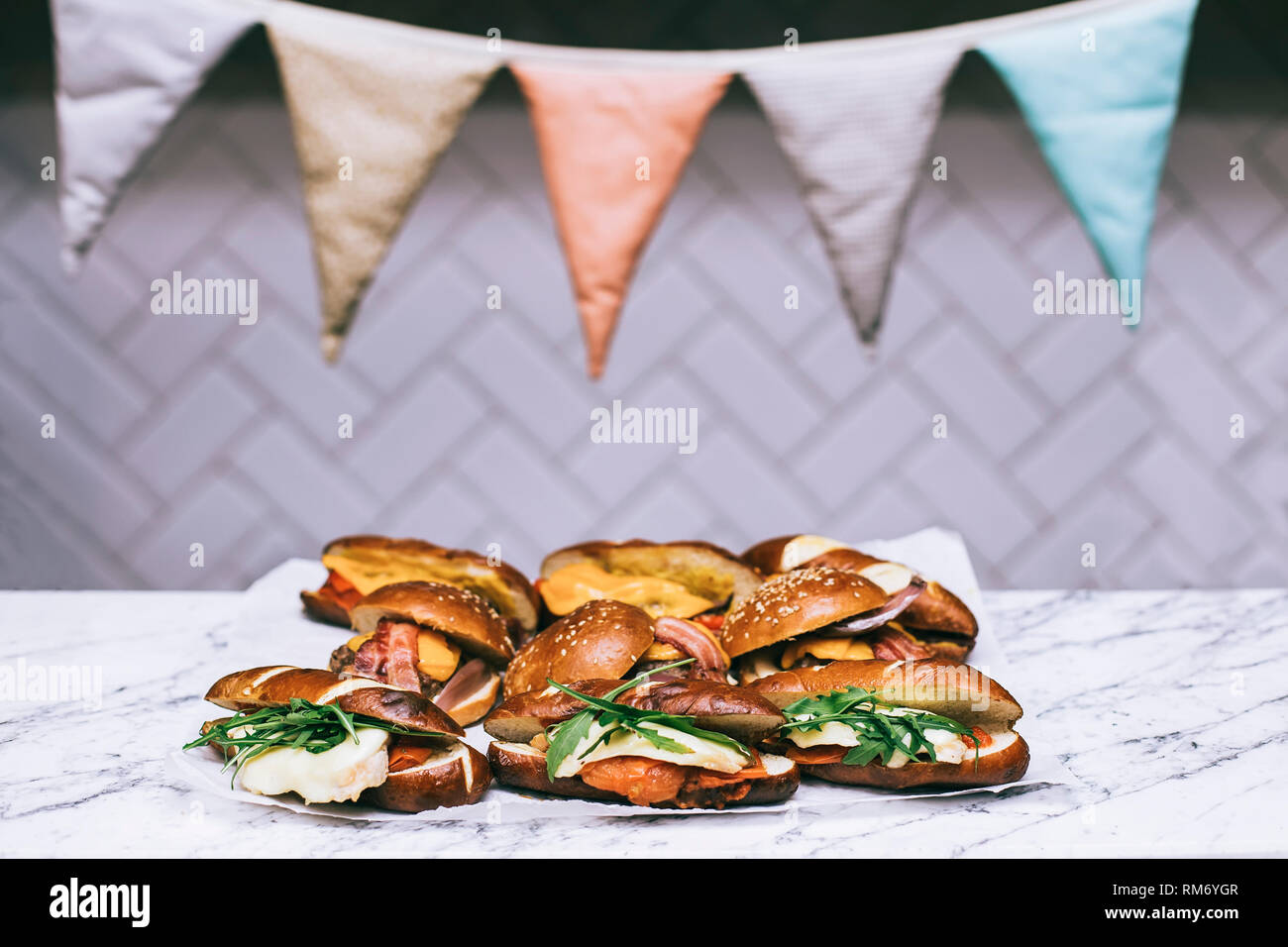 Different types sandwiches hi-res stock photography and images - Alamy