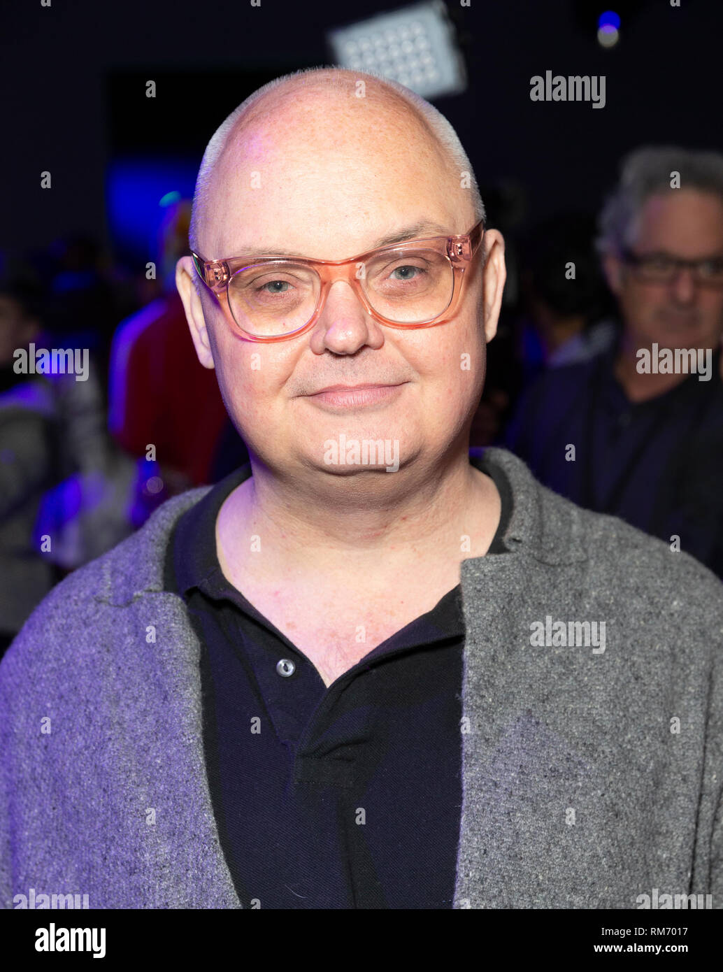 New York, NY - February 12, 2019: Mickey Boardman attends runway for ...